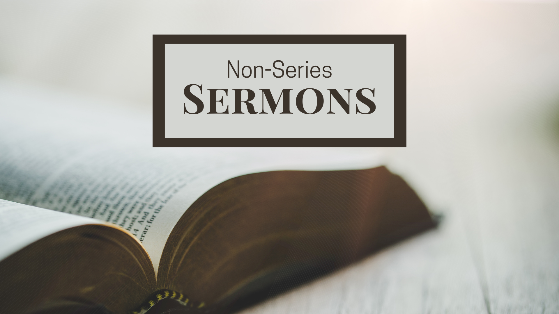 Sermons - Hope Presbyterian Church